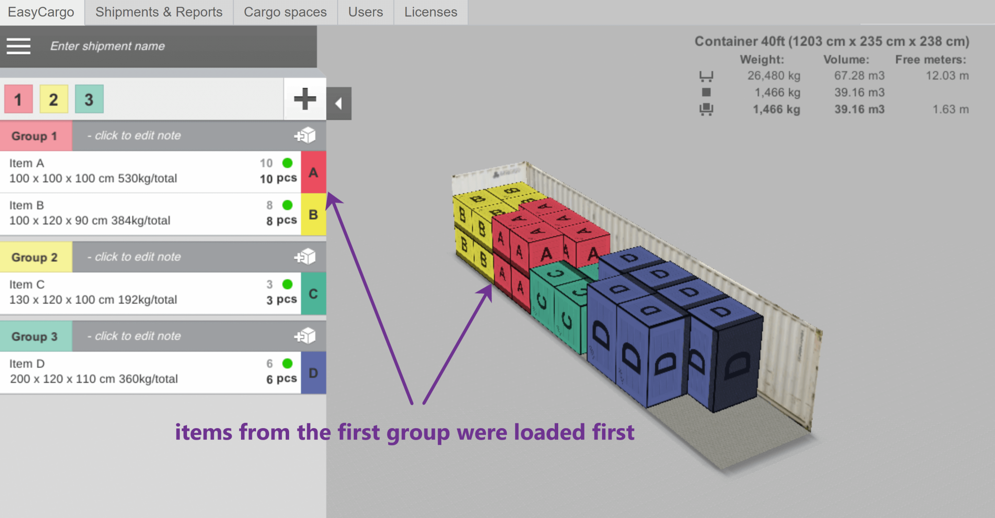 FAQ for container planners | EasyCargo